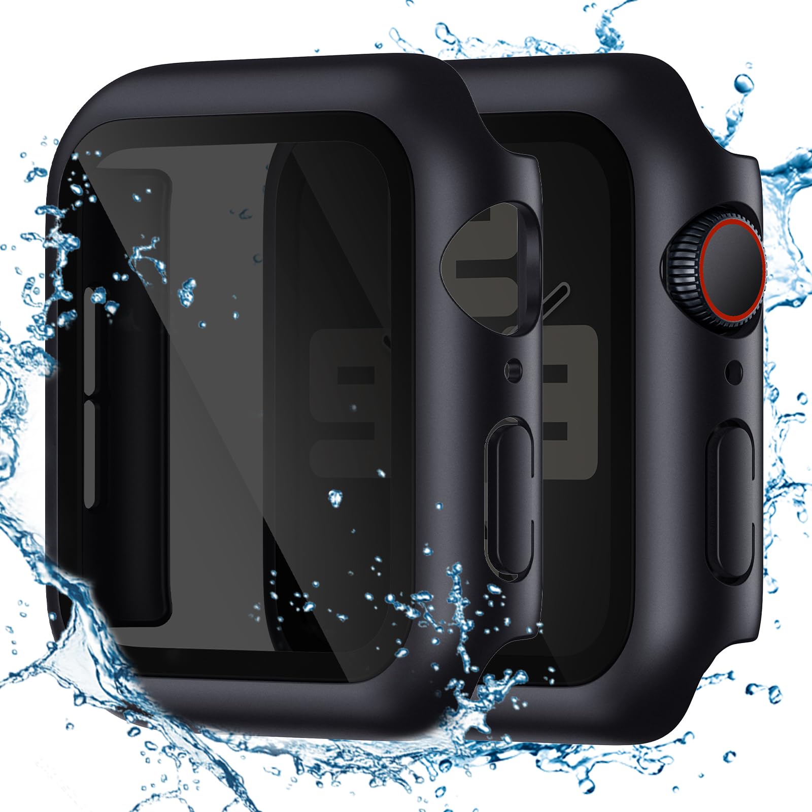 Amazon.com: Tensea for Waterproof Apple Watch Screen Protector Case SE2 ...