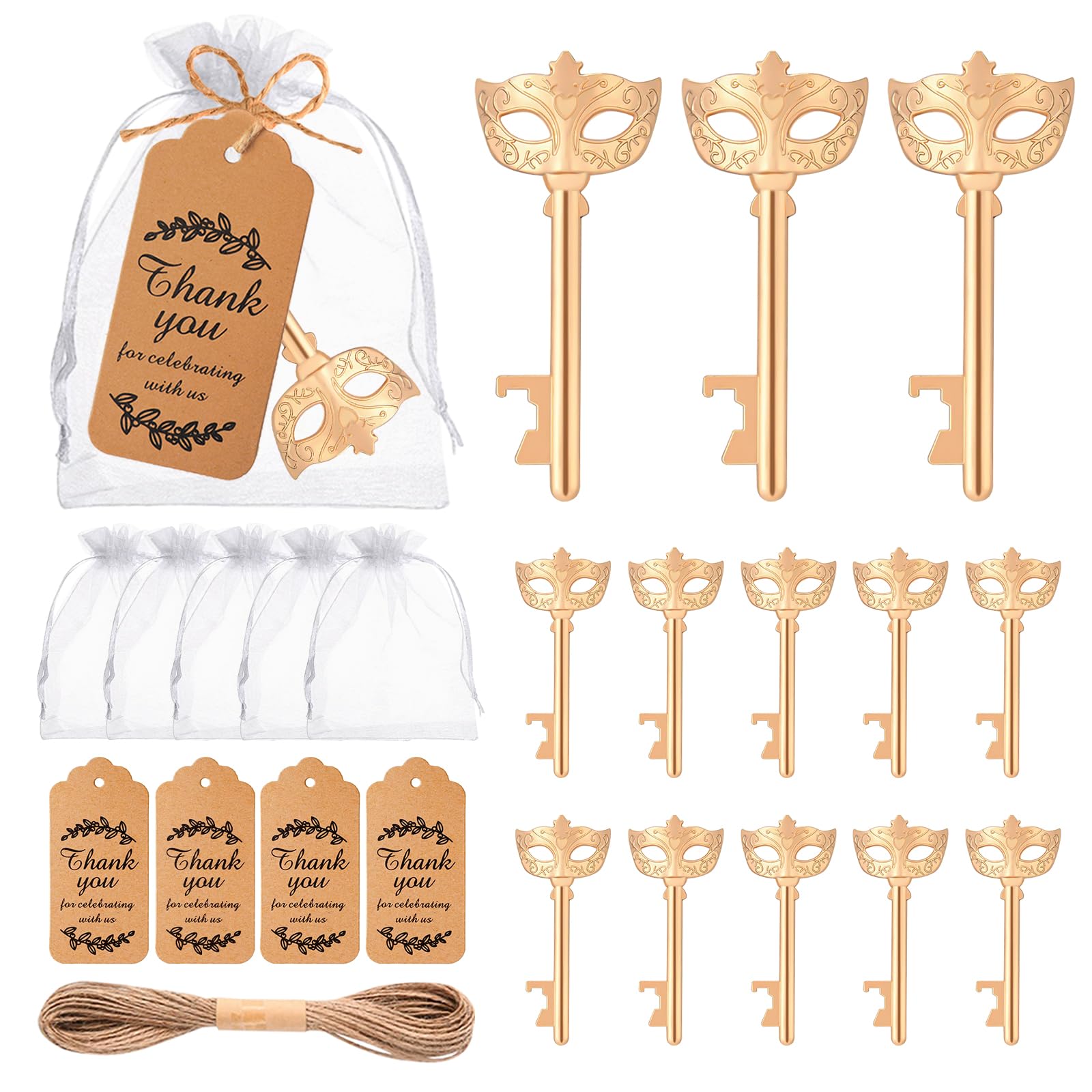 Amazon.com: VZCBZC Masquerade Party Favors and Decorations 50 Pieces ...