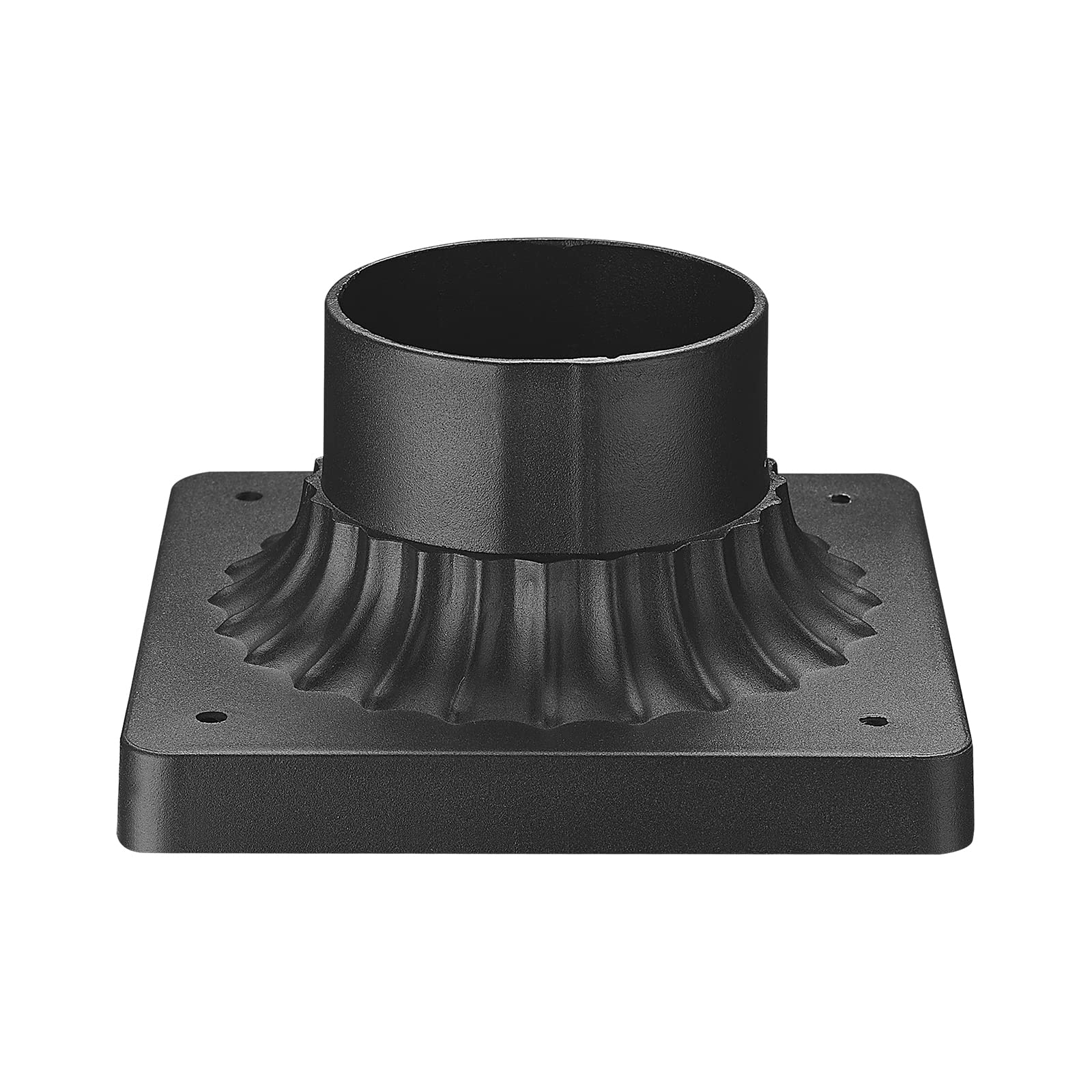 Darkaway Outdoor Post Light Base Mount, Post Light Adapter 3'' Pier ...