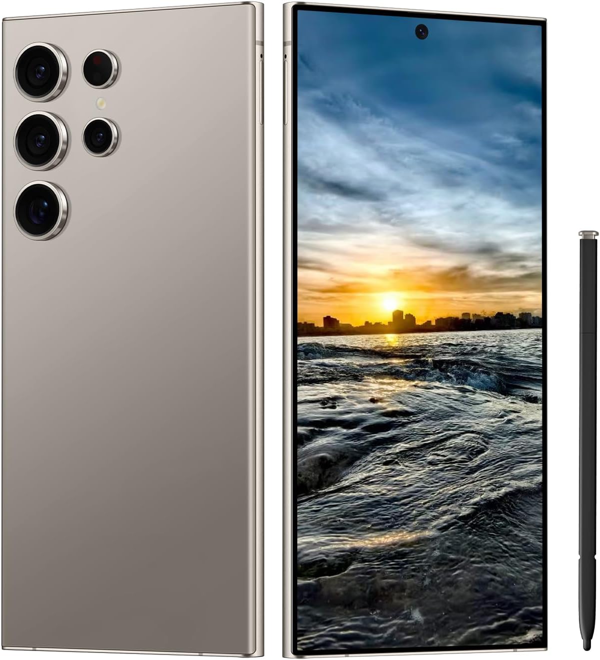 Unlocked Cell Phones C24 Ultra Smartphone Android 13 Phones 8+256GB/6.8 ...