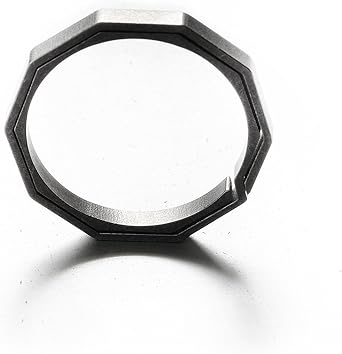 HandGrey KNOX custom Titanium Split Key Ring at Amazon Men’s Clothing store