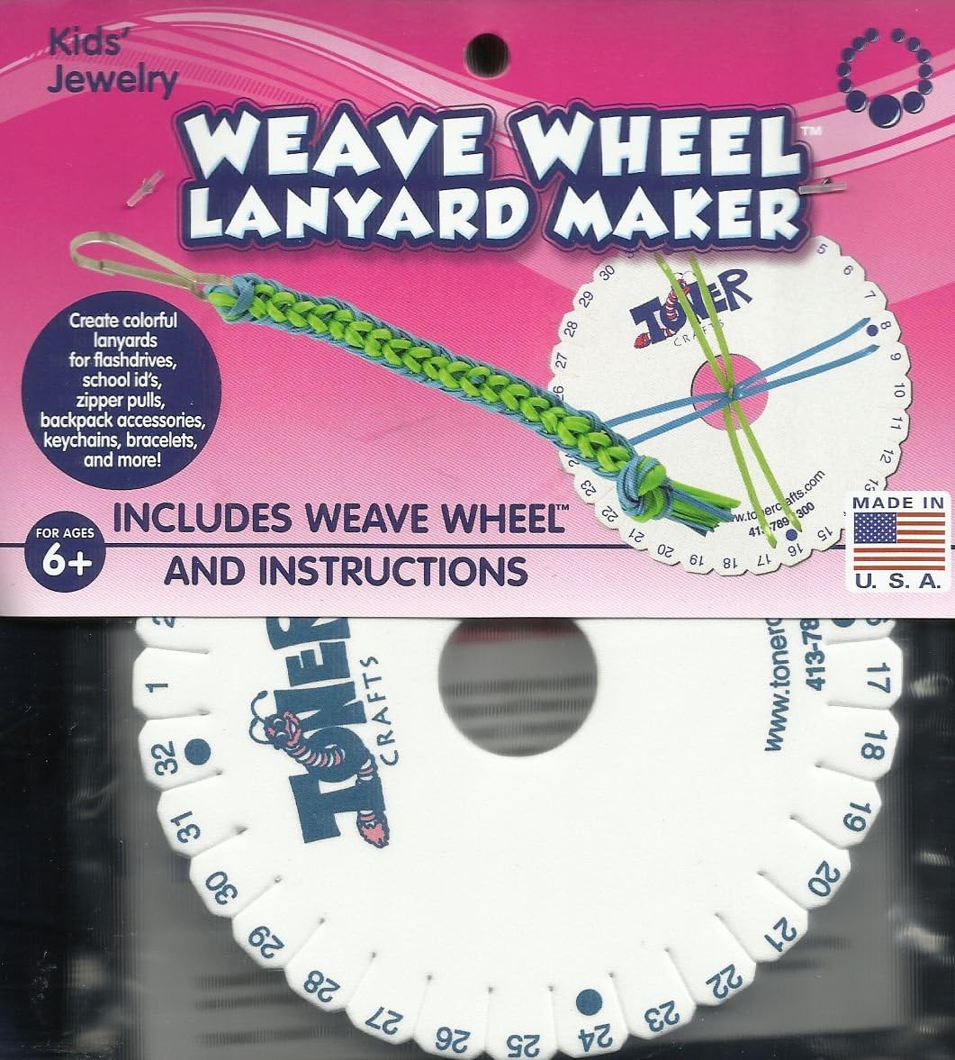 Amazon.com: Weave Wheel Lanyard Maker : Clothing, Shoes & Jewelry