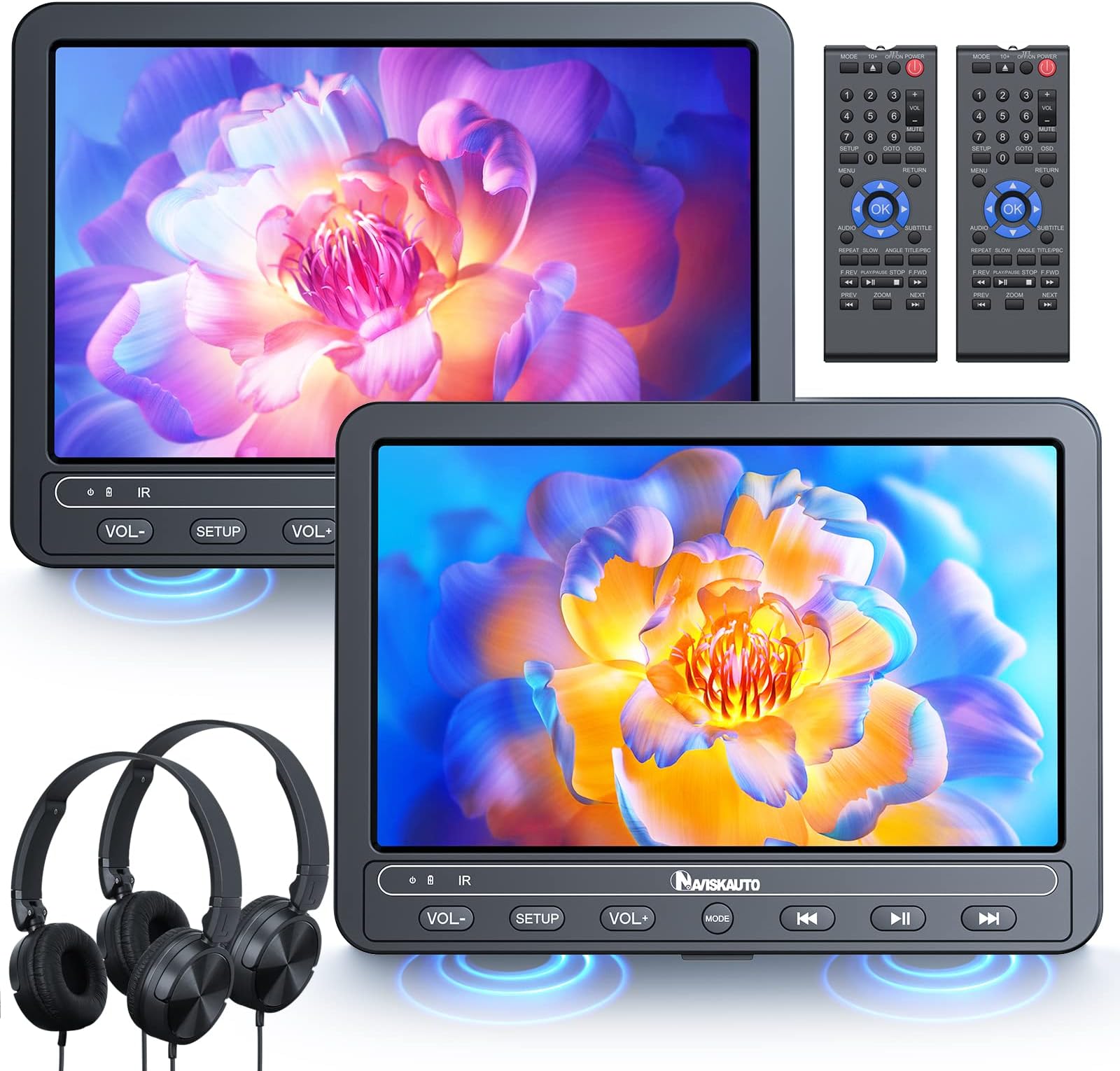 Amazon.com: RCA DRC69705 7-Inch Dual Screen Mobile DVD System : Electronics