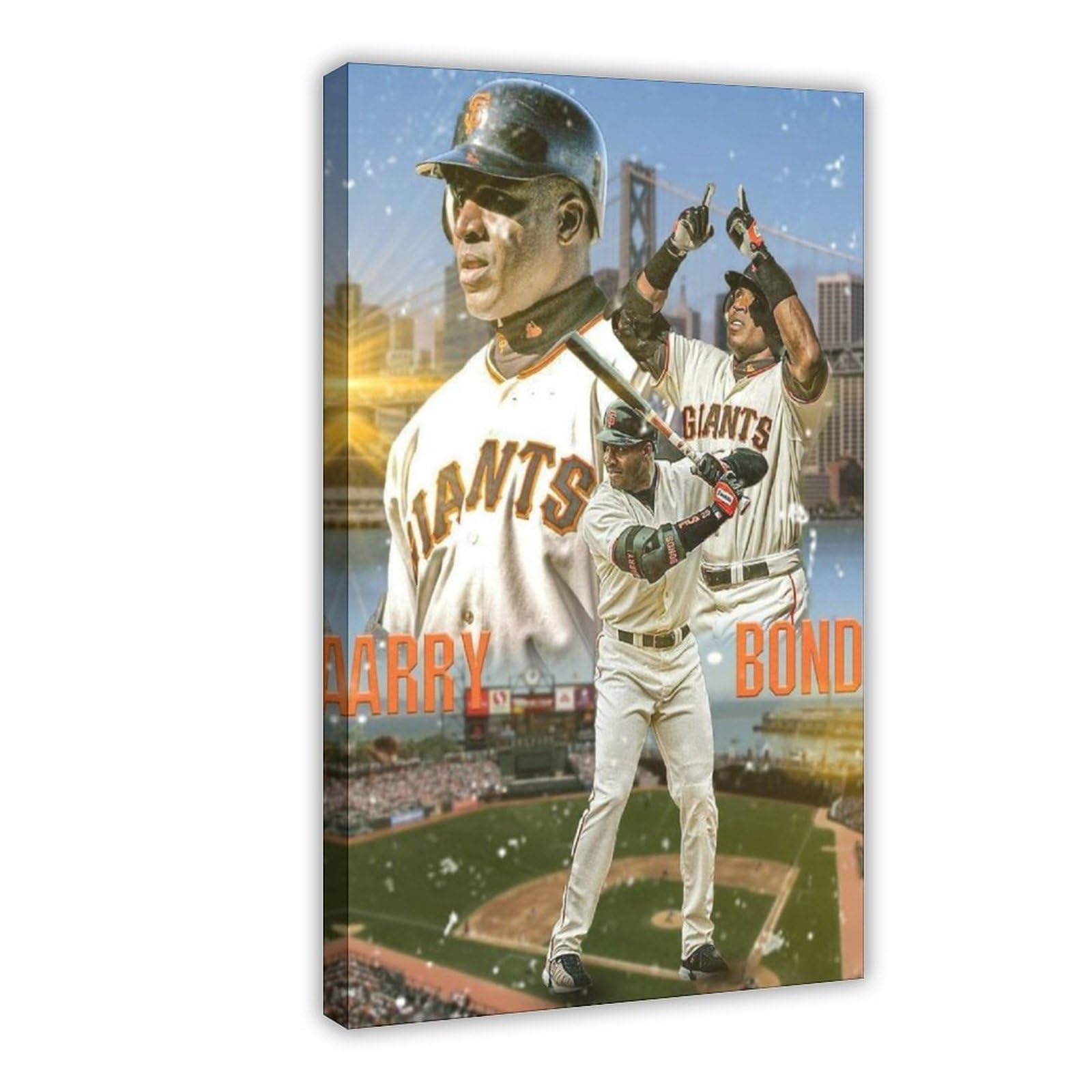 Barry Bonds Man Cave Poster Barry Bonds Canvas Print San Francisco