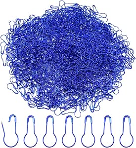 Amazon.com: Hocansen 1000 Pcs Safety Pins Bulb Pin Metal Knitting Pins Calabash Crochet Stitch ...