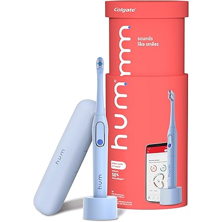 Amazon.com: hum by Colgate Smart Electric Toothbrush Kit, Rechargeable ...