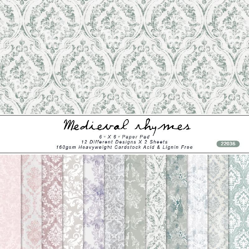 Amazon.com : Baroque Pattern Summer Flower Theme Dot Scrapbook, DIY ...