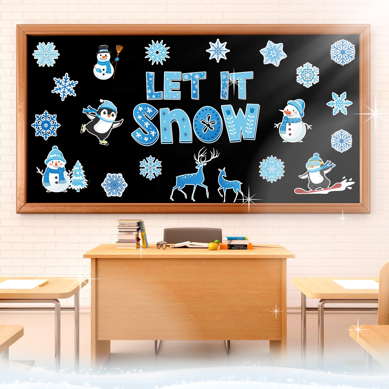 Snapklik.com : Pasimy Winter Bulletin Board Set Winter Classroom ...