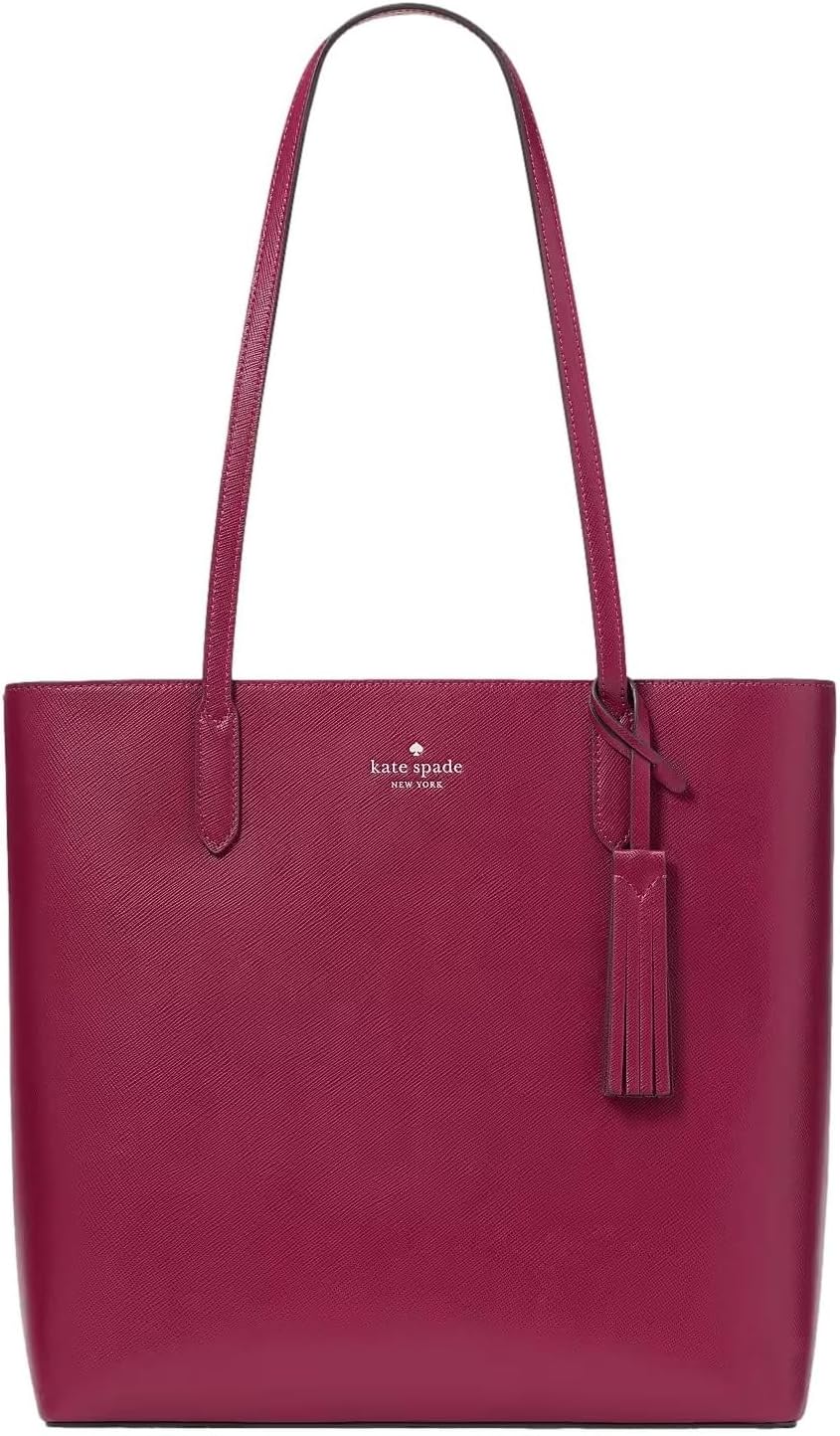 Amazon.com: Kate Spade Jana Medium Tote (Dark raspberry) : Clothing ...