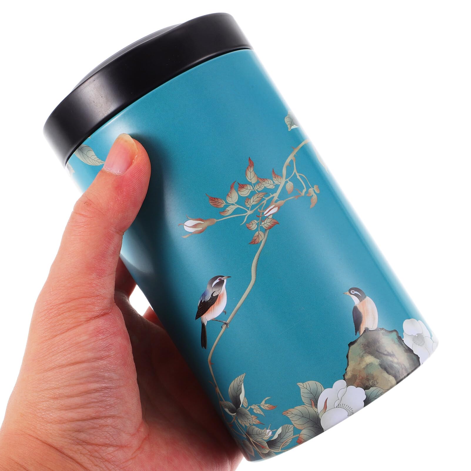 Tea Jar Tea Tin Canister with Airtight Lid Metal Loose Leaf Tea ...