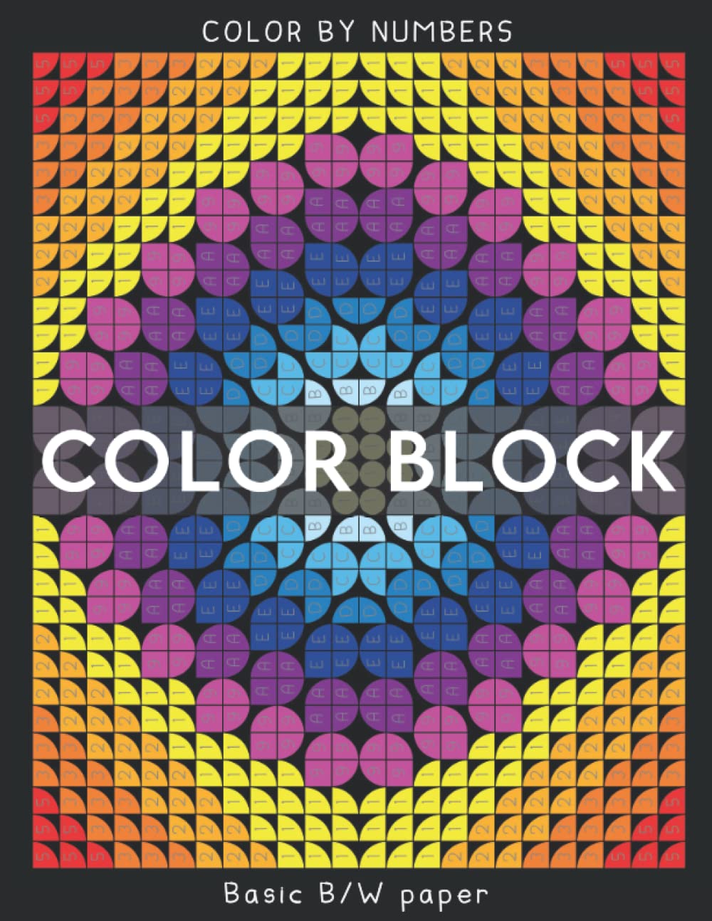 Amazon | COLOR BLOCK Color by Number: Coloring Book for Kids, Teens and ...