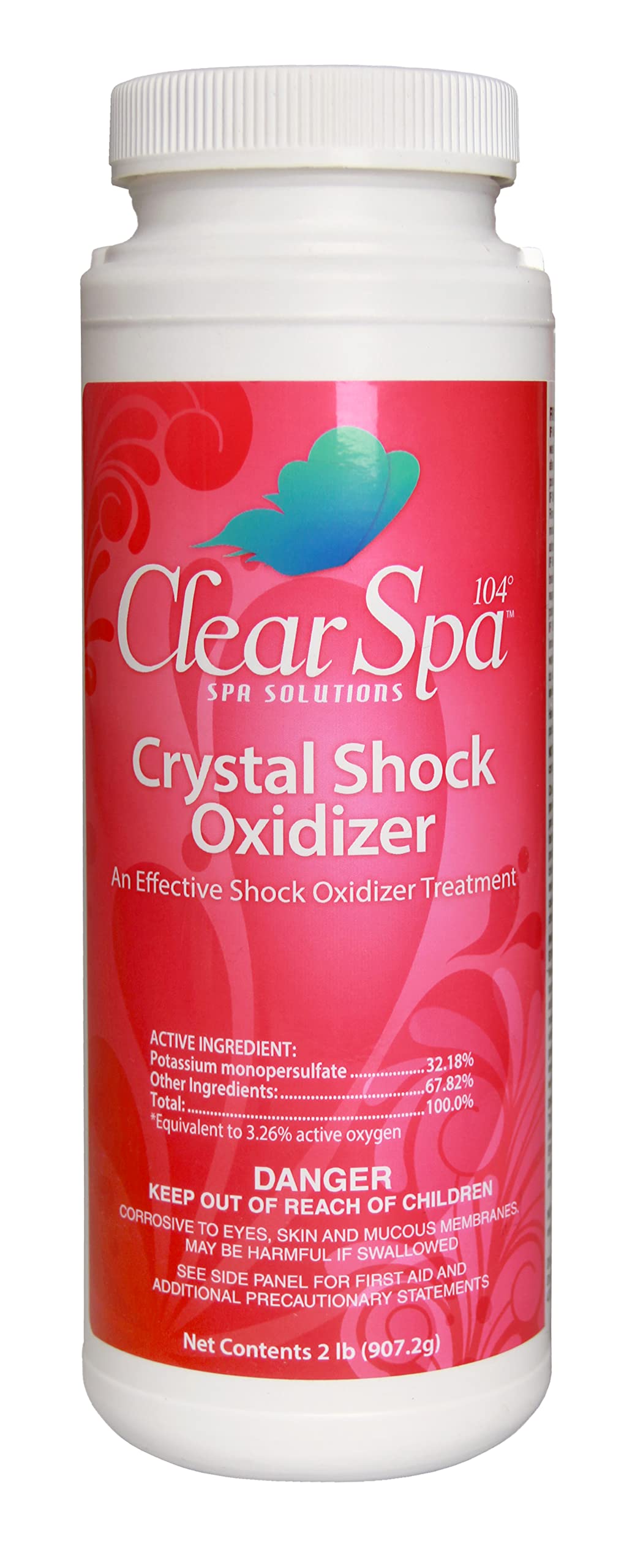 Snapklik.com : Clear Spa Crystal Shock Oxidizer 2lb Granular Chlorine ...