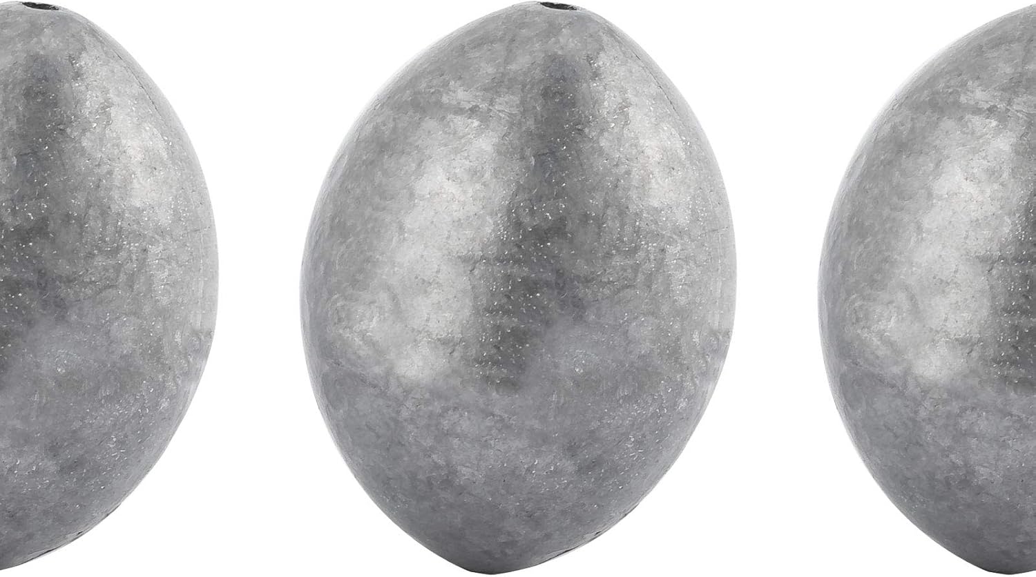 Amazon.com : Dr.Fish Egg Sinker Oval Shaped Fishing Weights Sinkers Bass Fishing Casting ...