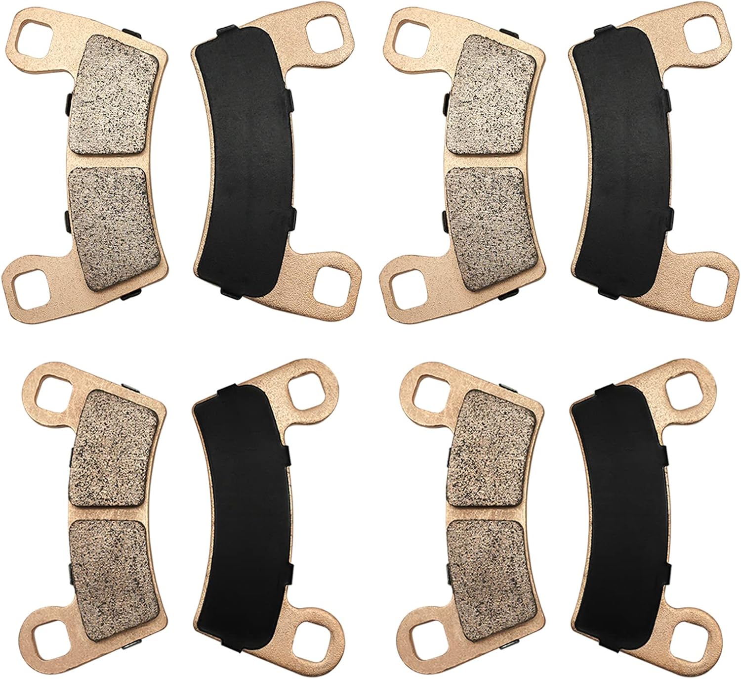 Amazon.com: Front & Rear Brake Pads Sintered for Polaris RZR 900 S-900 ...