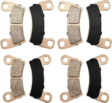 Amazon.com: Front & Rear Brake Pads Sintered for Polaris RZR 900 S-900 ...