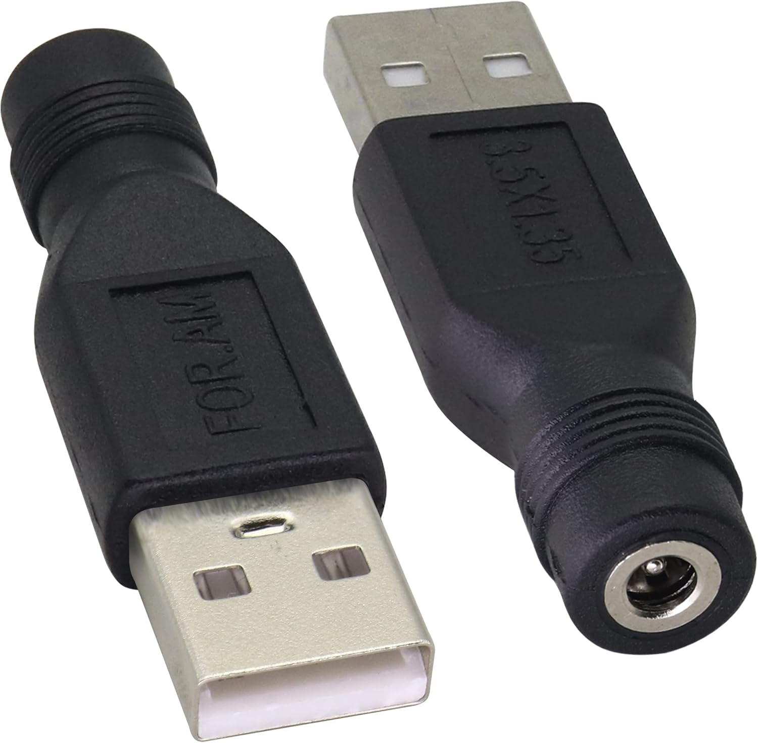 Amazon.com: AAOTOKK (2 Pack USB to DC 3.5×1.35mm Power Adapter 5 Volt ...