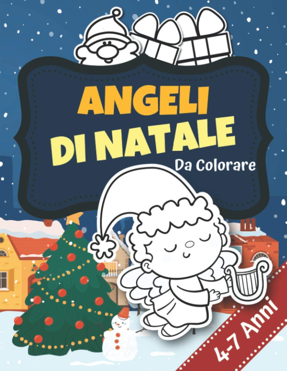 Pagina Da Colorare Angelo Di Natale Angeli Di Natale Da Colorare 4 7
