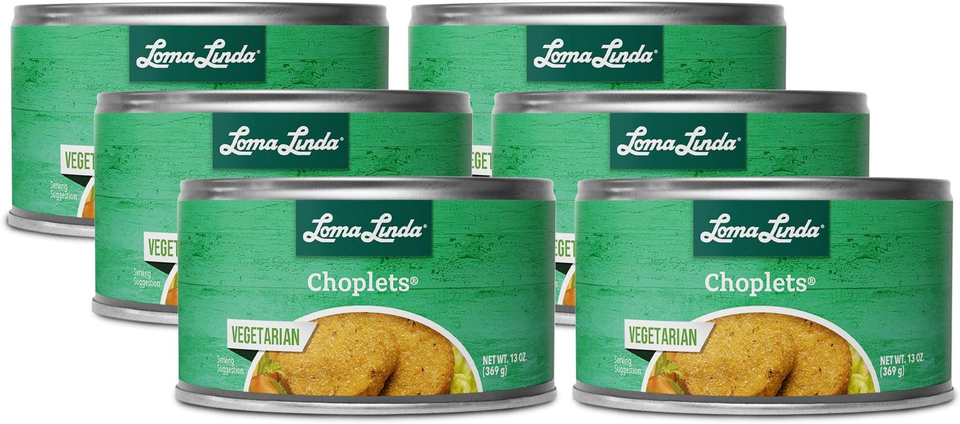 Amazon.com: Loma Linda - Plant-Based Meats (Choplets™ (13 oz.), 6 Pack ...