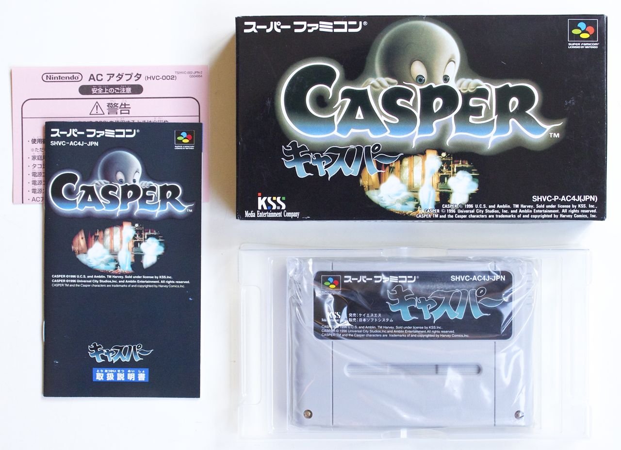 Amazon.com: Casper, Super Famicom (Super NES Japanese Import) : Video Games