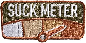 Amazon.com: Rothco Suck Meter Morale Patch : Sports & Outdoors