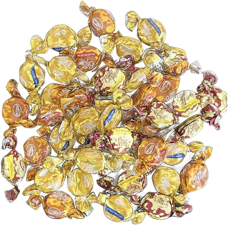 Amazon.com : Butter Toffee Candy - Dulce de Leche Chocolate and Caramel ...