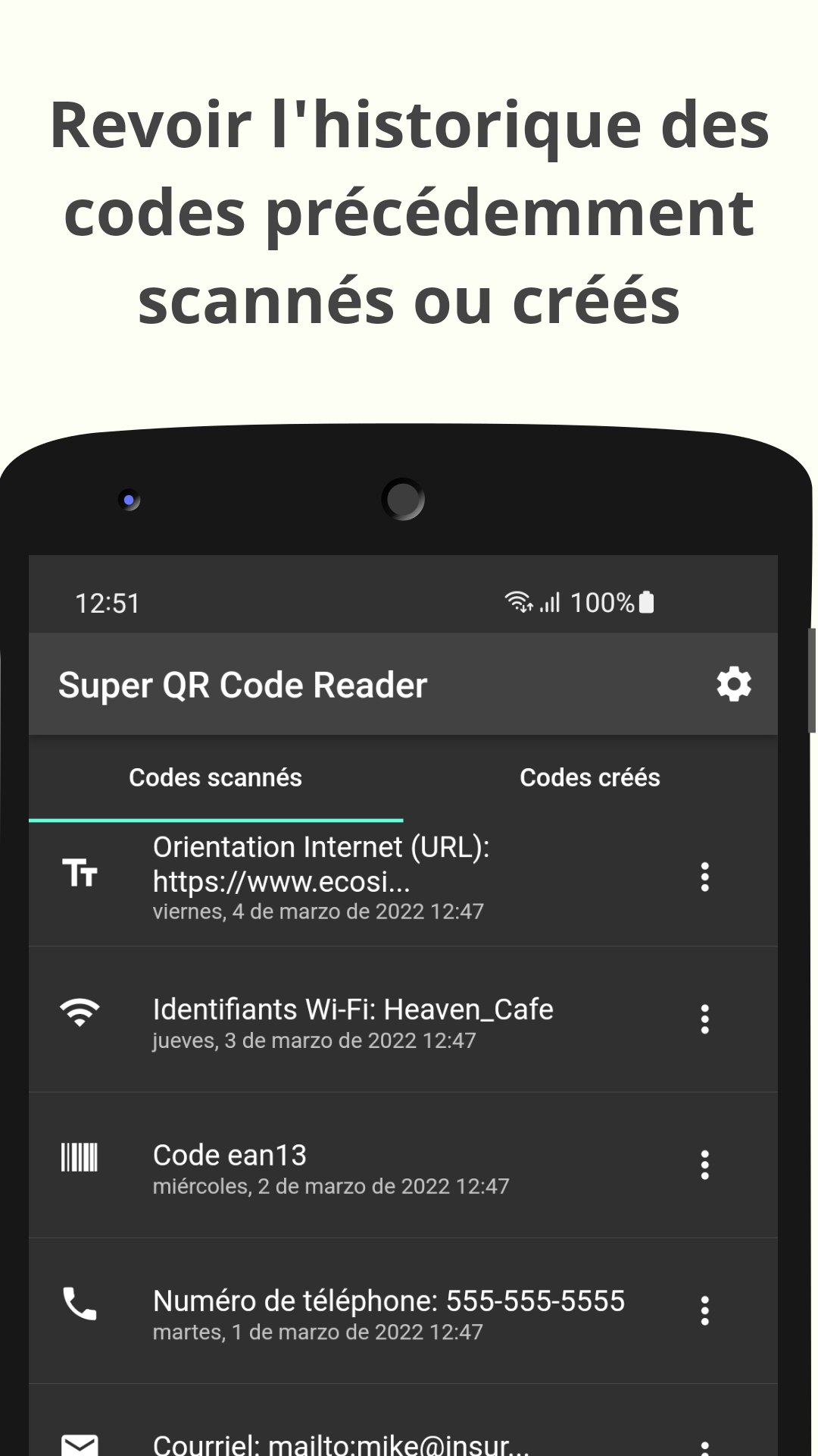 Super QR Code Reader:Amazon.fr:Appstore for Android