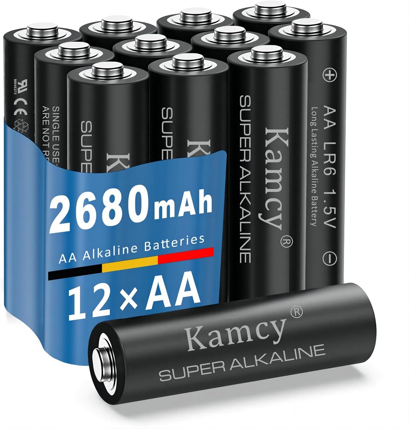 Amazon.com: KAMCY AA Batteries, Double A Batteries 12 Pack,Double A Battery,Piles AA, Triple AA ...