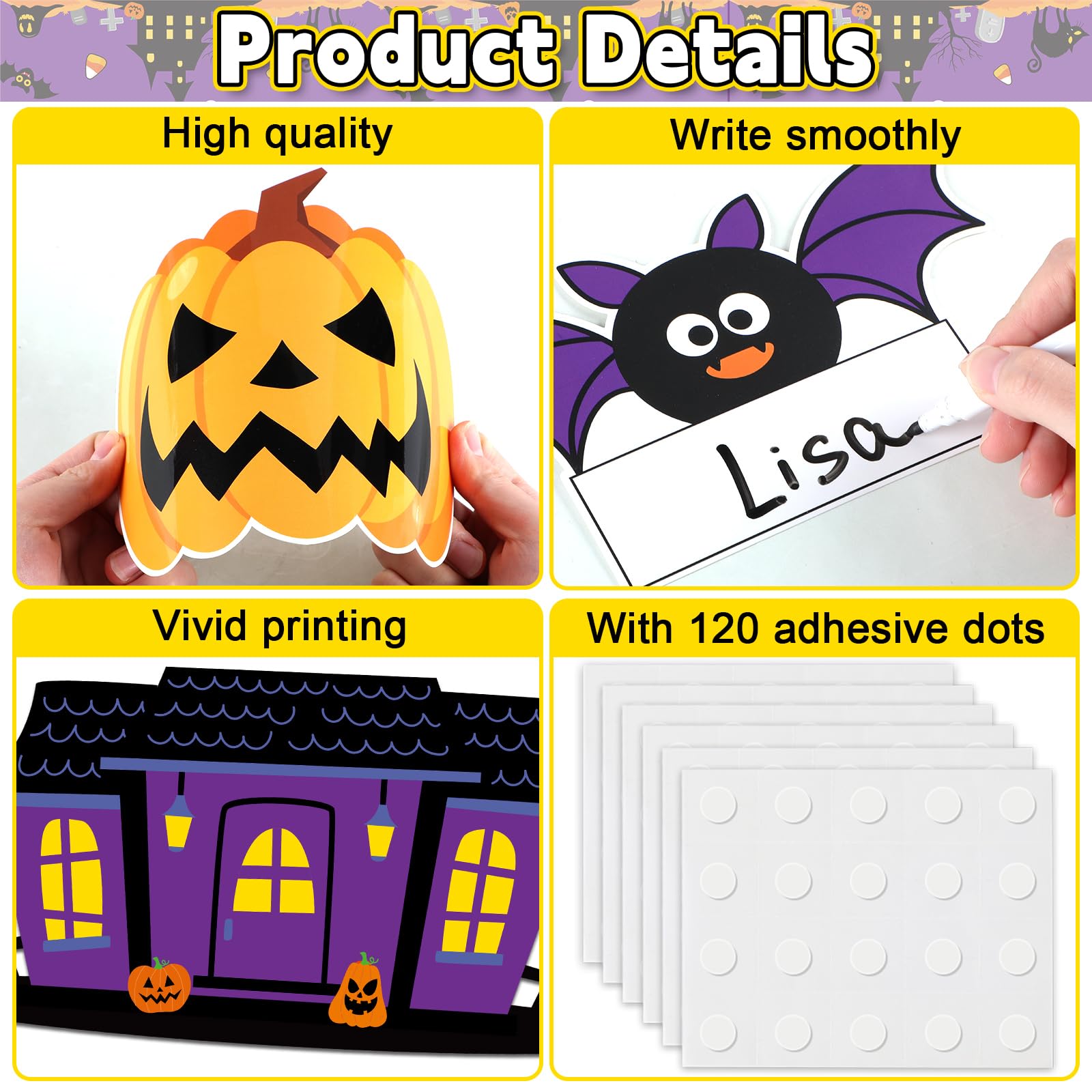Snapklik.com : Gisgfim Halloween Bulletin Board Decorations Halloween ...