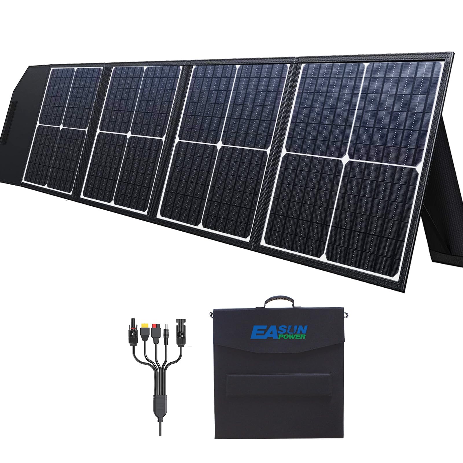 Amazon.com : POWLAND 100W Portable Solar Panel for Power Station: 23% ...