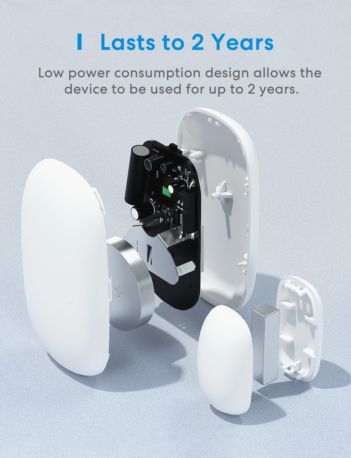 Meross Smart Door & Window Sensor, Meross Hub Required, Mini Door ...