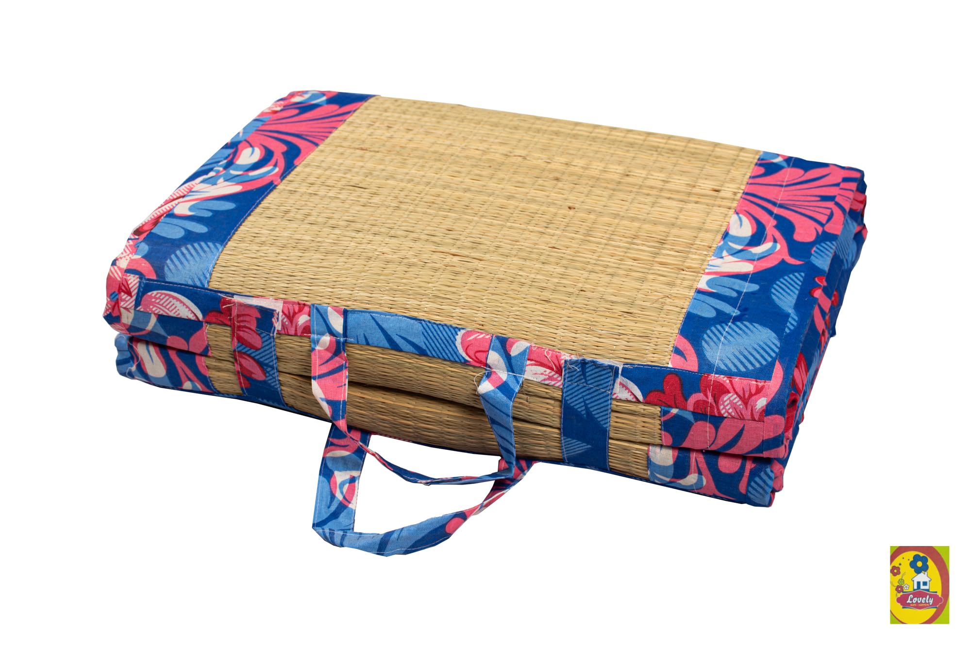 Lovely mats and Carpets - Foldable Korai Grass Foam Bed Mat (Random ...