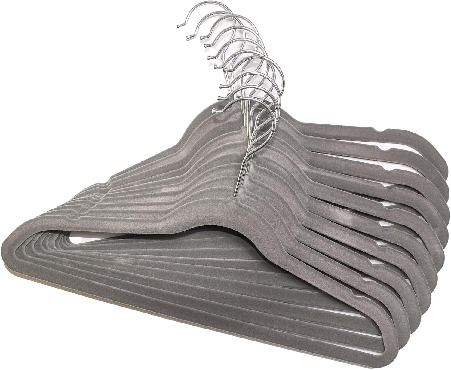 Amazon.com: AWENN - Velvet Kids and Babies Clothes Hangers for Closet ...