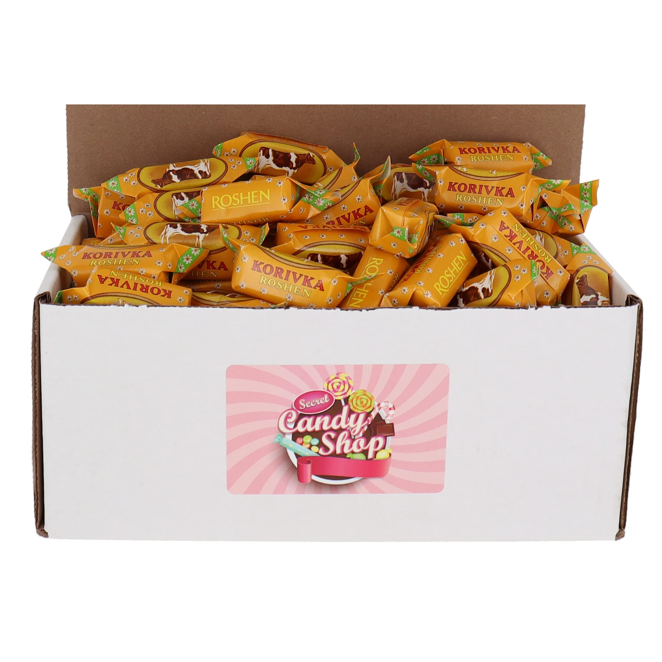 Roshen Fudge Candy Korivka Cow Ukrainian Candies Bulk In Box ...
