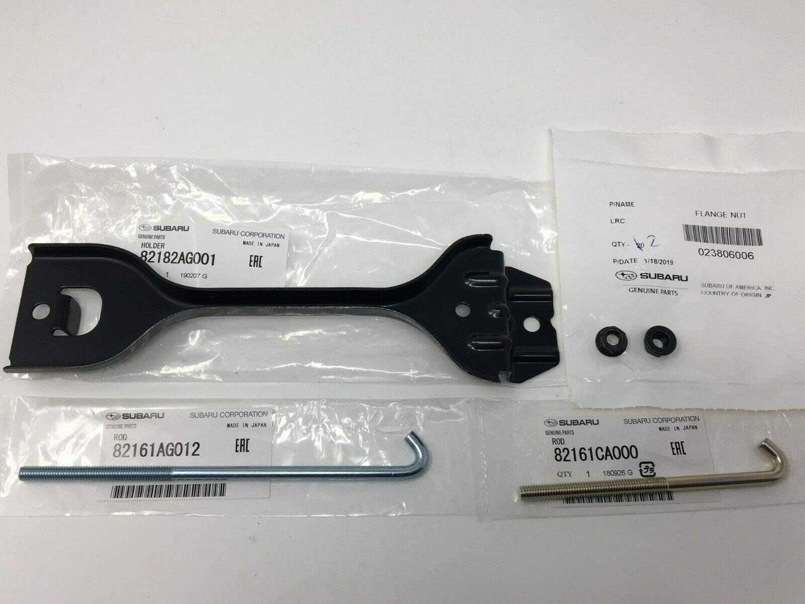 Amazon.com: Subaru Battery Tie Down Holder Rods & Nuts Clamp Kit 2013 ...