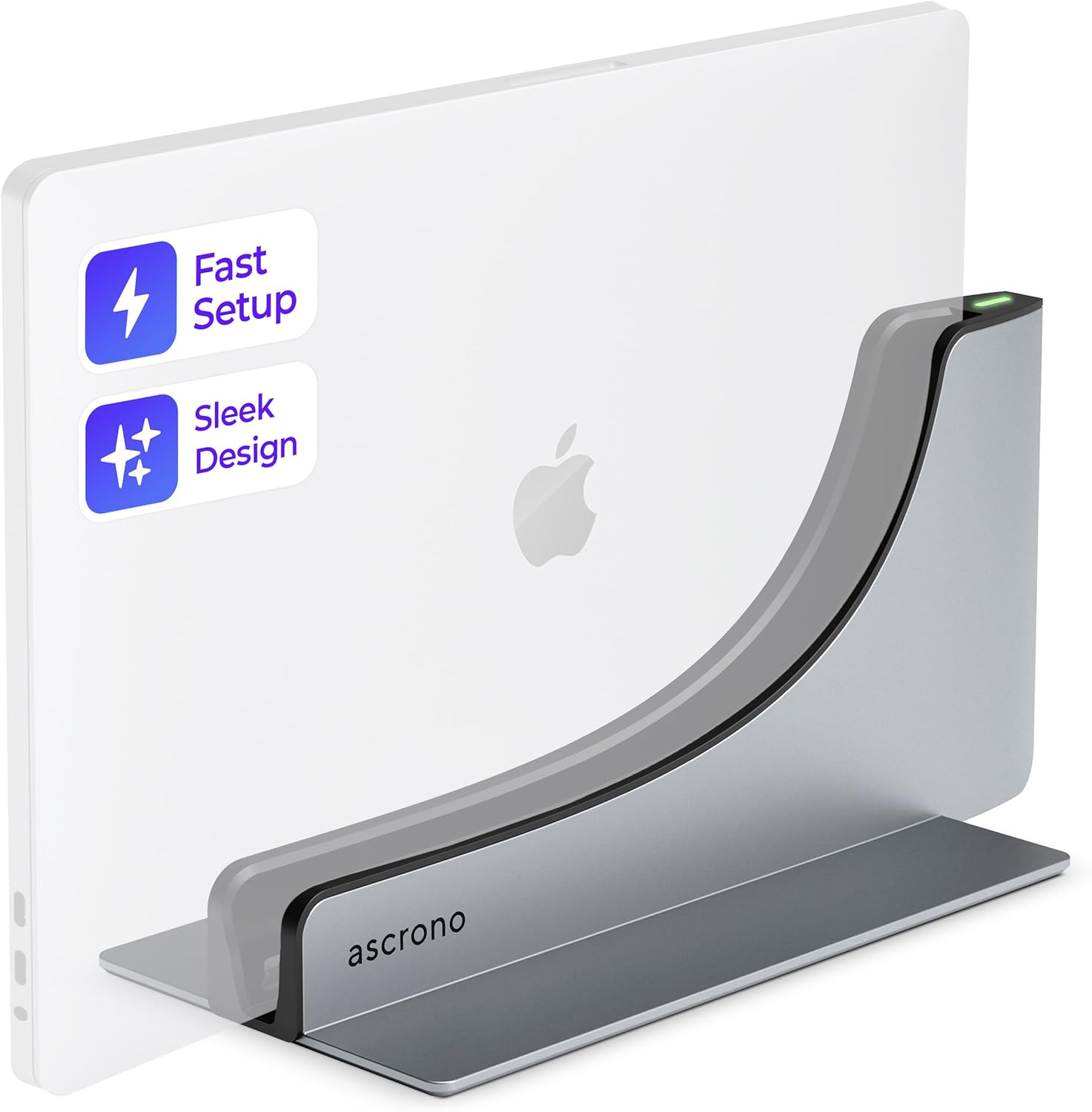 Ascrono Vertical Dock - Compatible with MacBook Pro 13, 15 & 16 inch ...