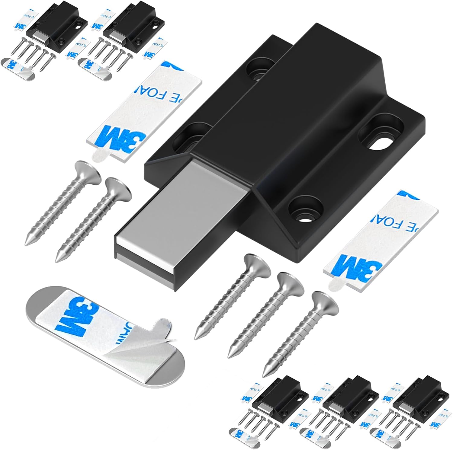 Magnetic Push Latches without Nail Installation Tonitrui Push to Open ...