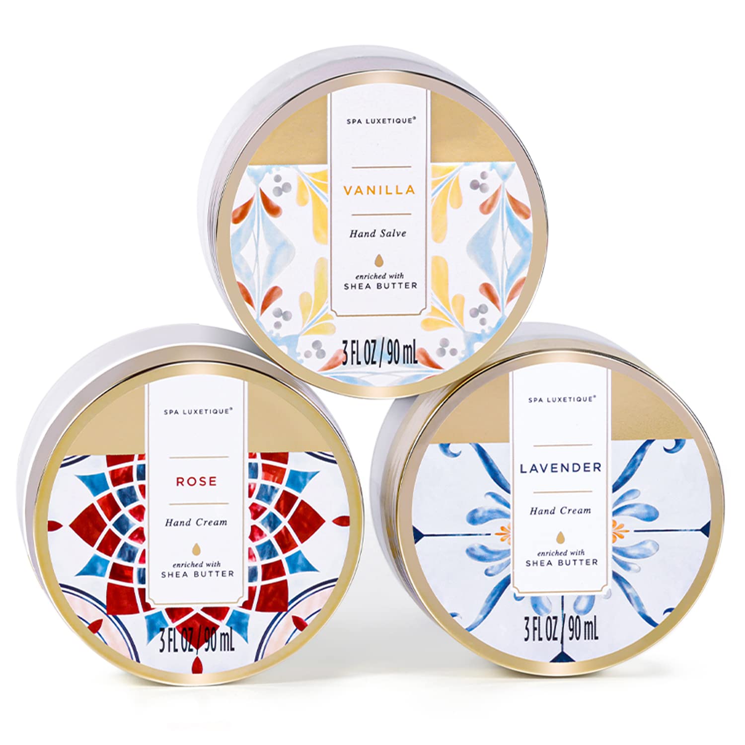 Amazon.com : spa luxetique Hand Lotion Set, Hand Cream Gift Set - Shea ...