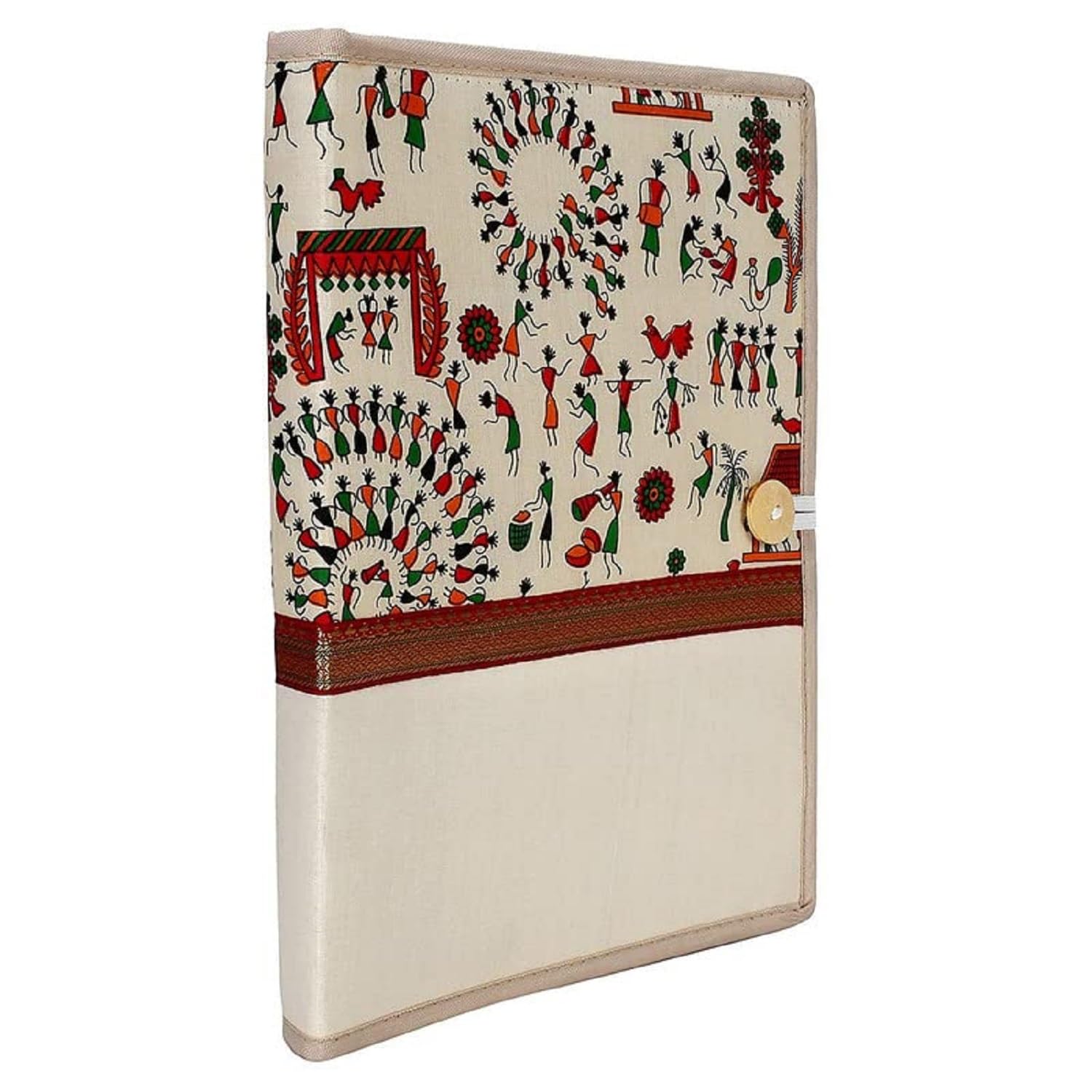 Peeplvalue Multicolor A4 Size Printed Fabric File Folders for Documents ...