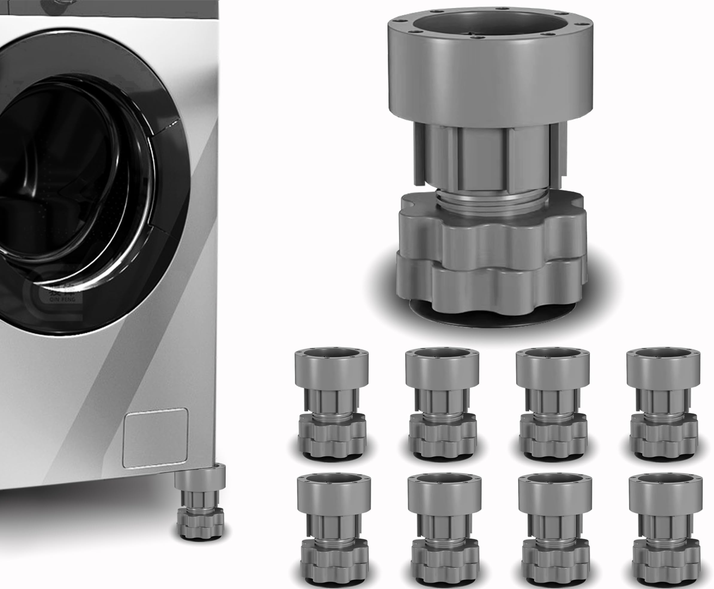 Amazon.com: 4Pcs Anti Vibration Pads for Washing Machine Support ...