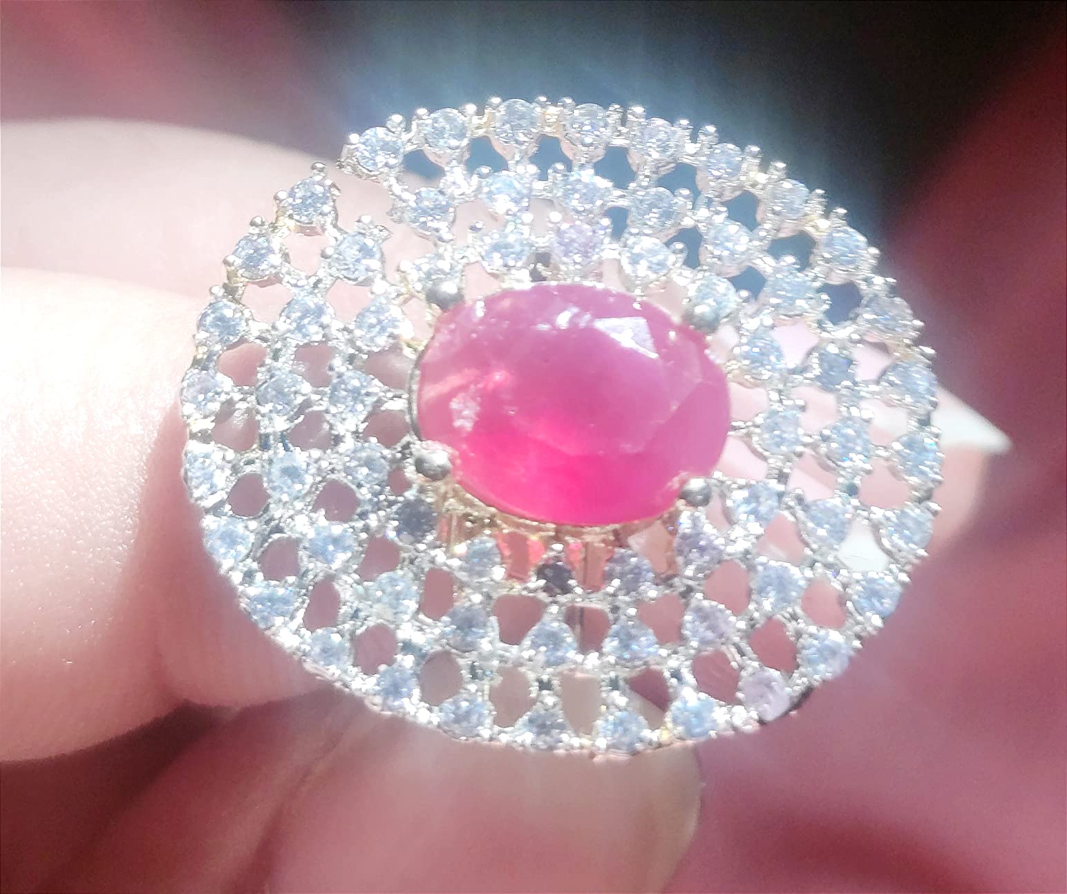 Charms American Stone Finger Ring for Women : Amazon.in: Fashion