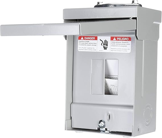 Siemens W0204ML1060U 60 Amp Outdoor Circuit Breaker Enclosure, Gray ...