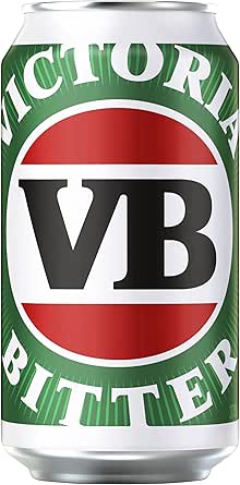 Victoria Bitter, VB Beer, Full Flavoured & Full Strength Lager, 4.9% ...