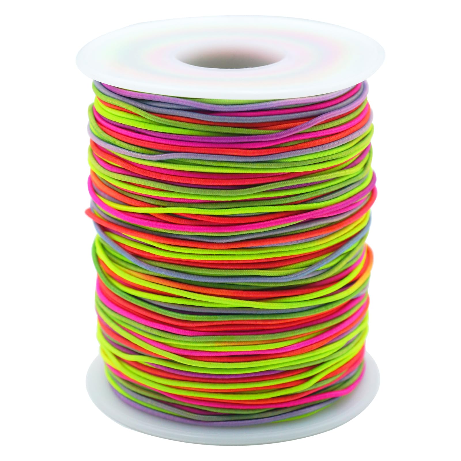 Amazon.com: Kitroce Elastic String for Bracelets,1mm 330 Feet Rainbow ...