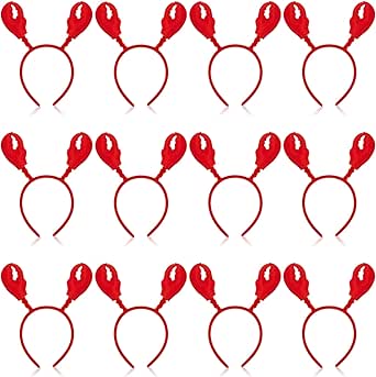 Amazon.com: Crowye Lobster Headbands, 12 Pcs Crab Crayfish Claws ...
