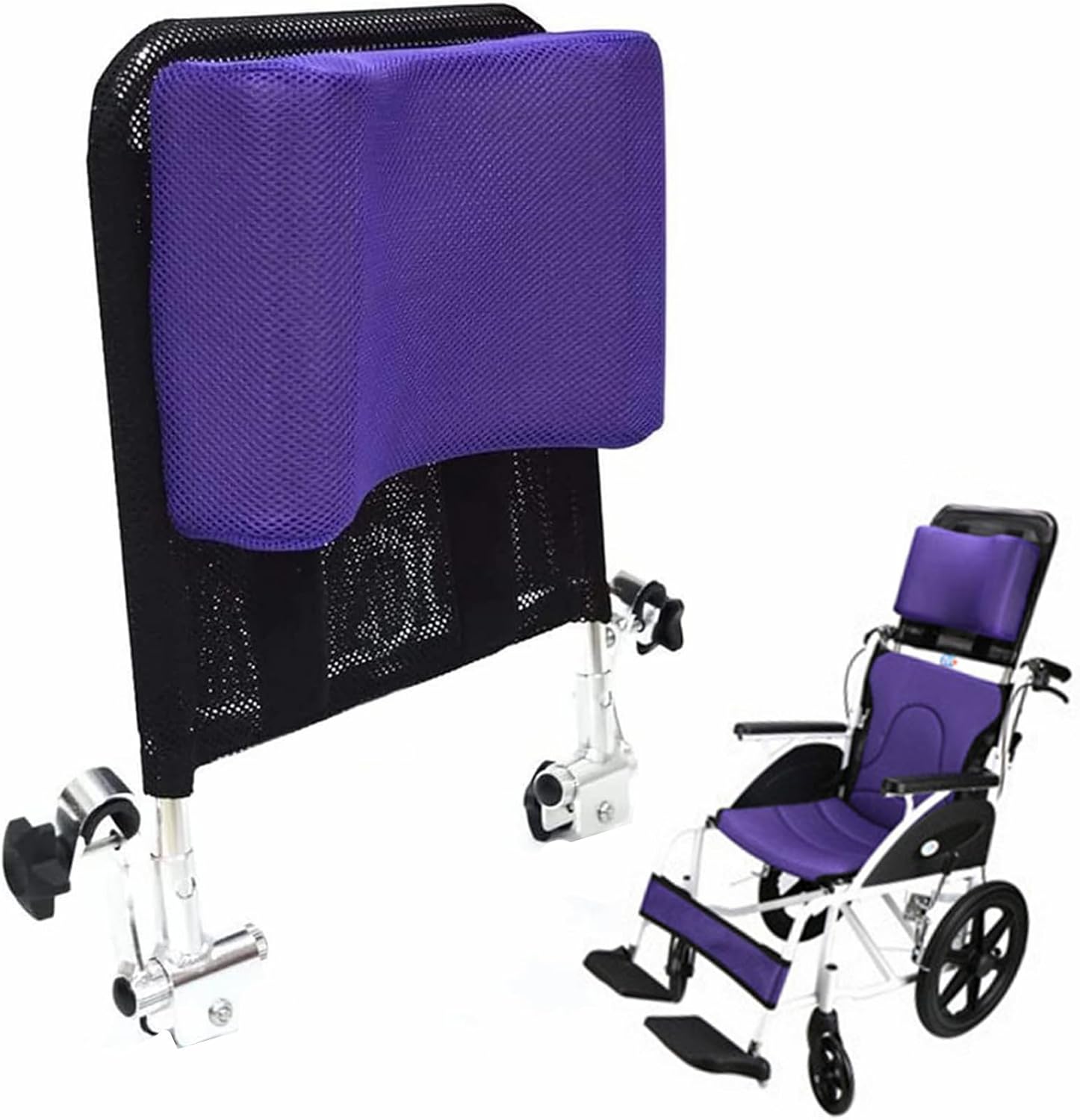 Amazon.com: QCSJHJX Adjustable Wheelchair Headrest Breathable Neck ...