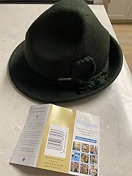 Amazon.com: BAVARIA TRACHTEN German Hat for Oktoberfest, 100% Wool Felt ...