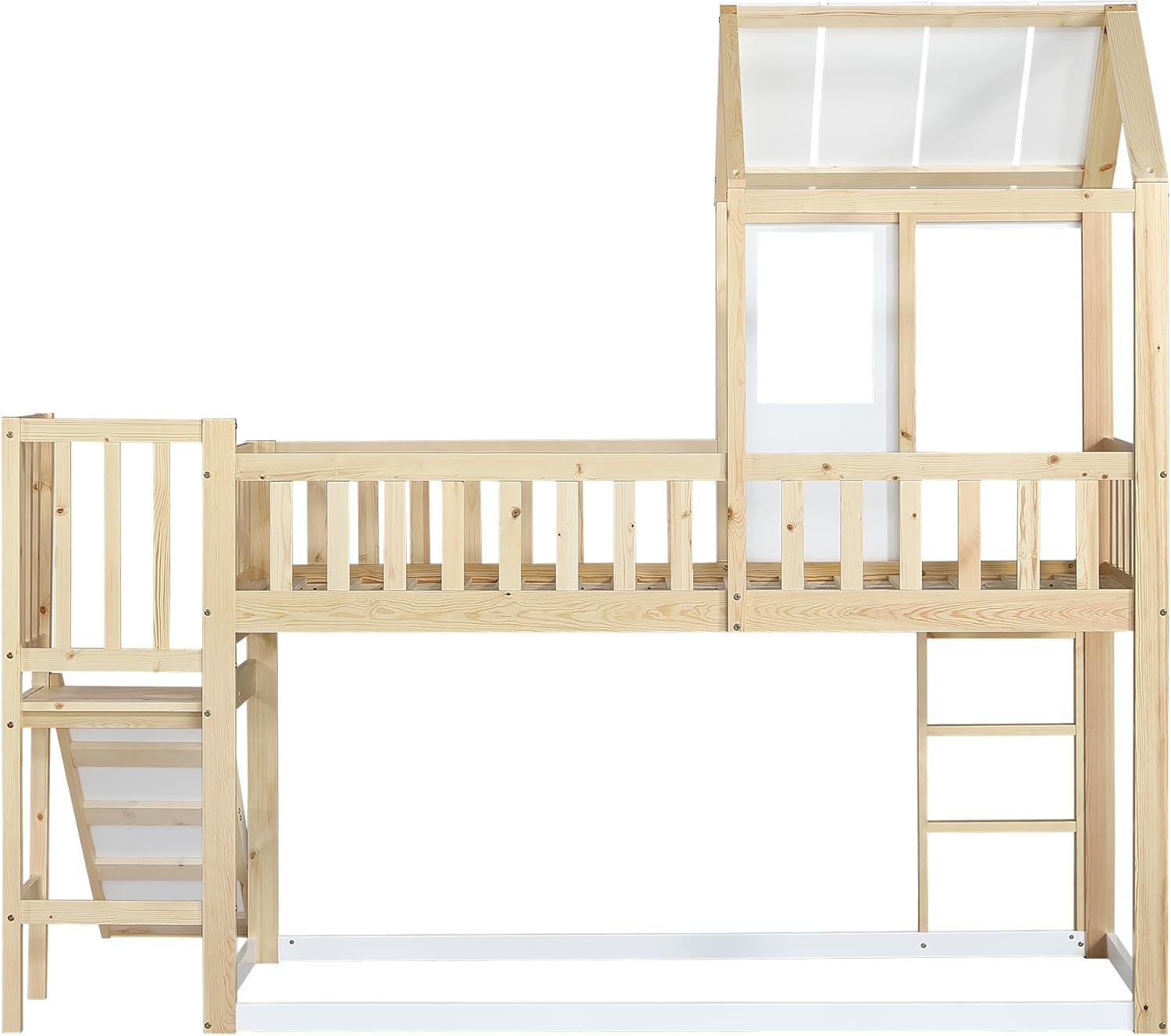 Moimhear Bunk Bed with Slide and Roof (Model 30357879NAA) - User Manual