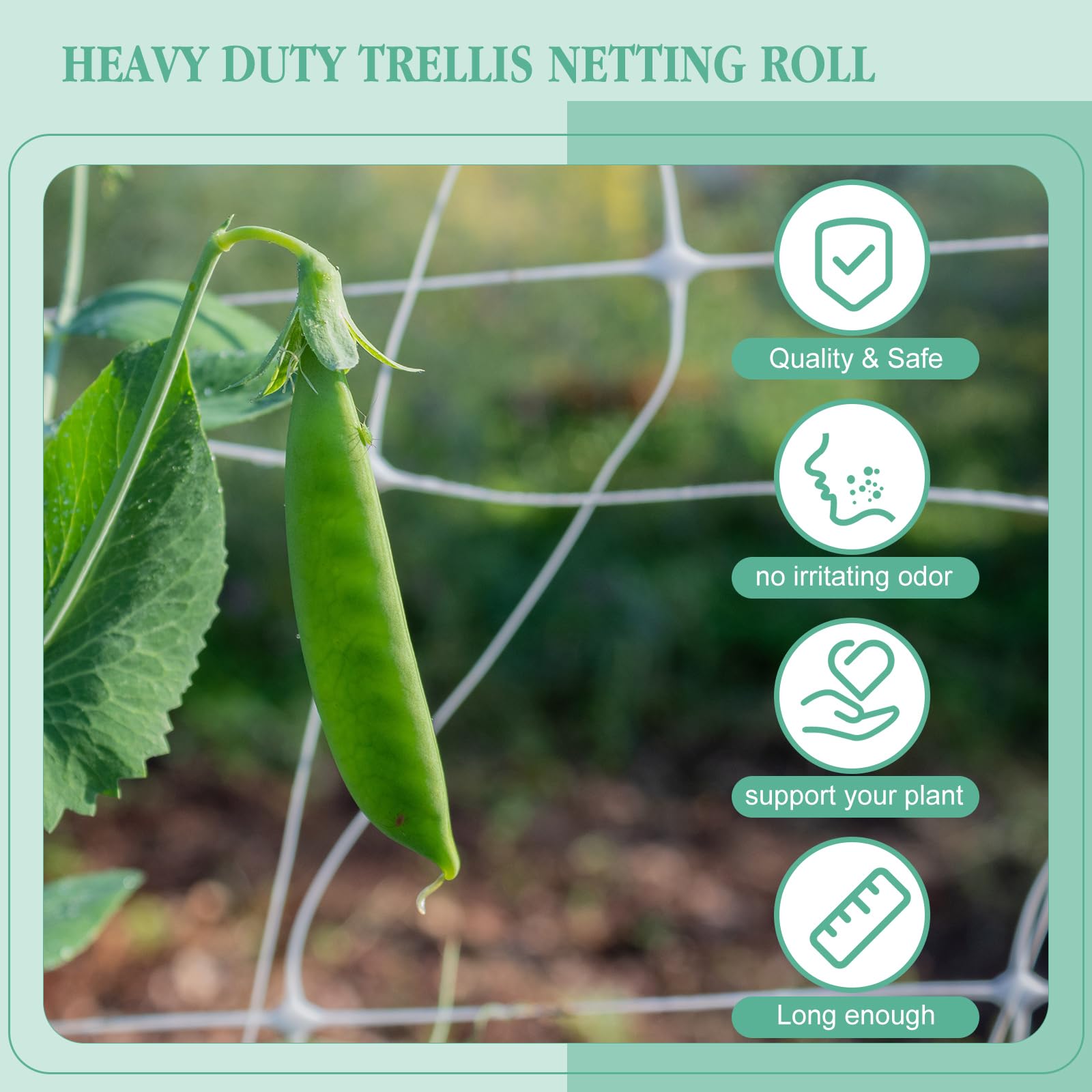 Snapklik.com : Berlune Heavy Duty Trellis Netting Roll 4ft X 4920ft ...