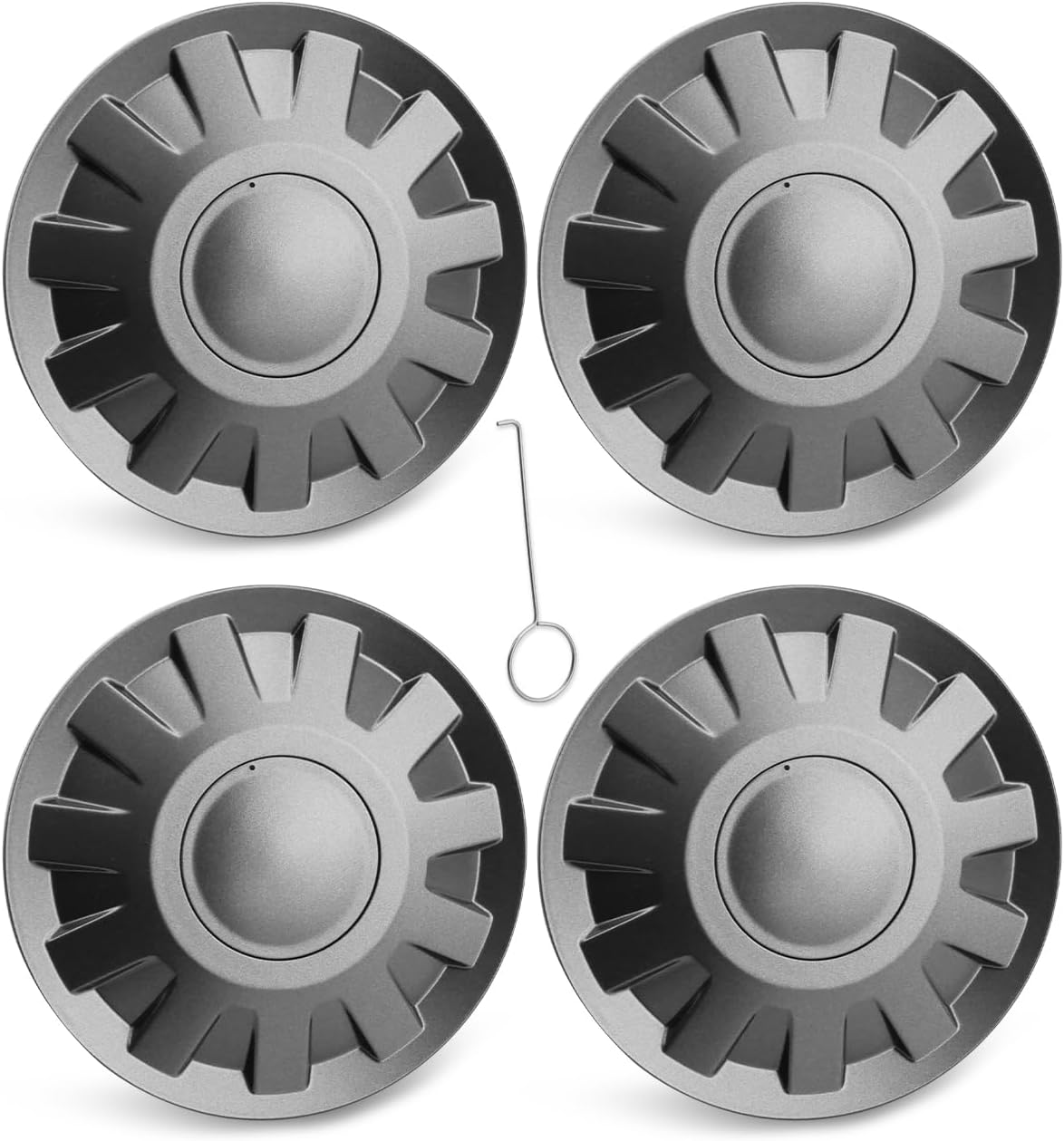 Amazon.com: ANODZU 4 Pack Wheel Hub Center Caps Cover Fit for Tesla ...