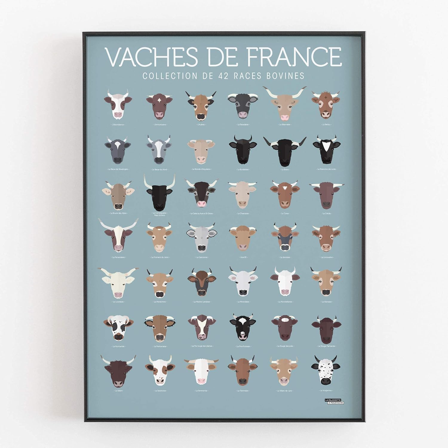 Affiche Vaches De France